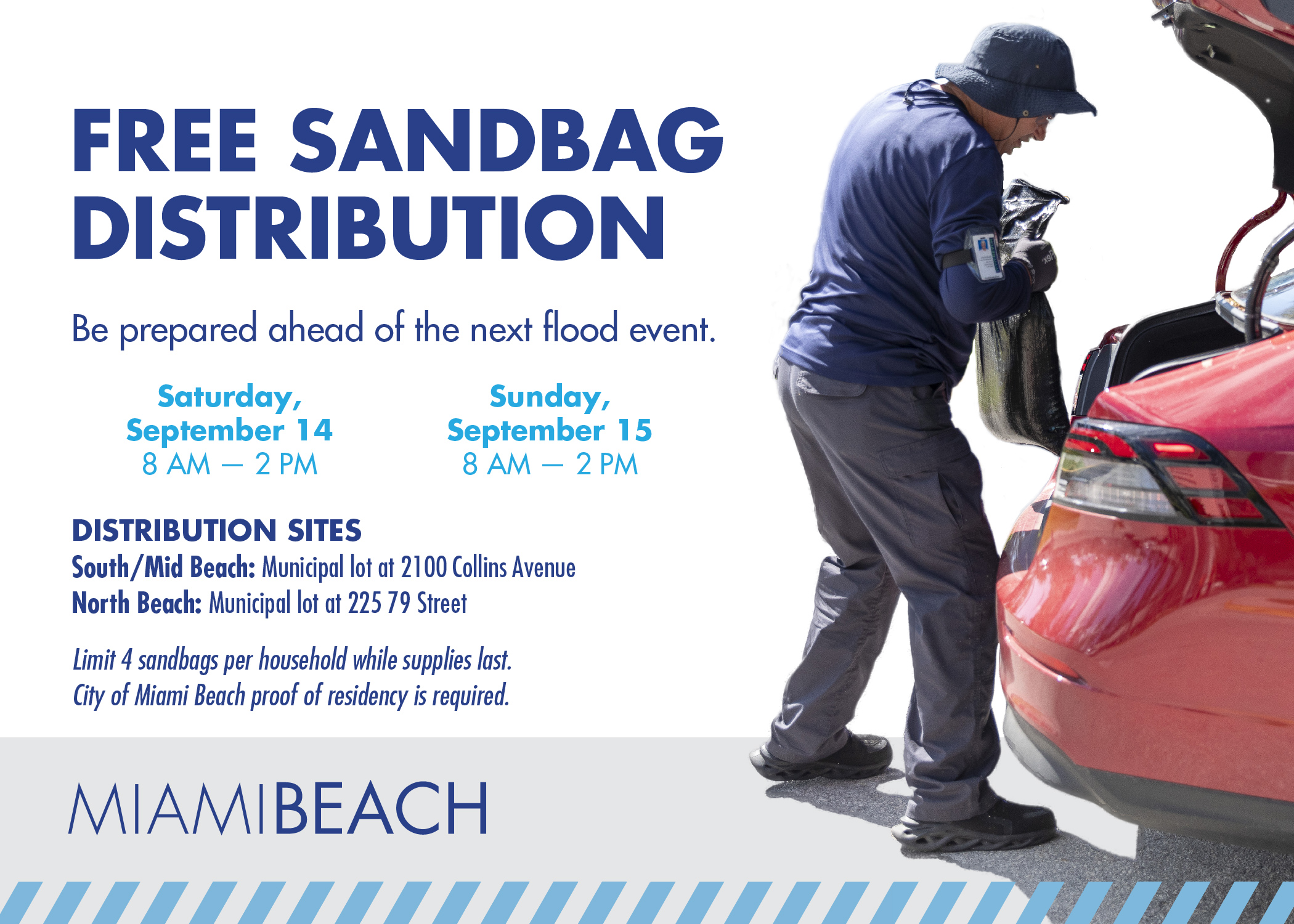 Free Sandbag Distribution - City of Miami Beach