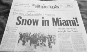 This Month in Miami Beach History: The Day It Snowed in Paradise - City ...