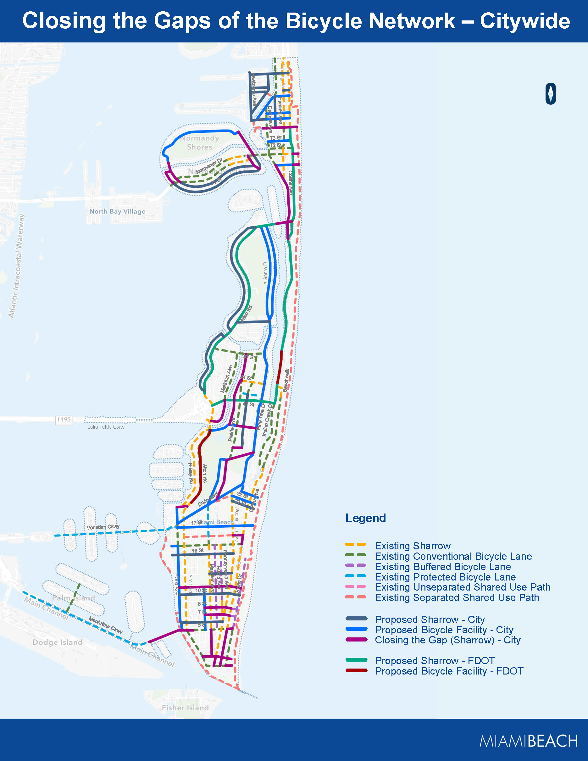 Pedestrians And Bicycles in Miami Beach Today - City of Miami Beach